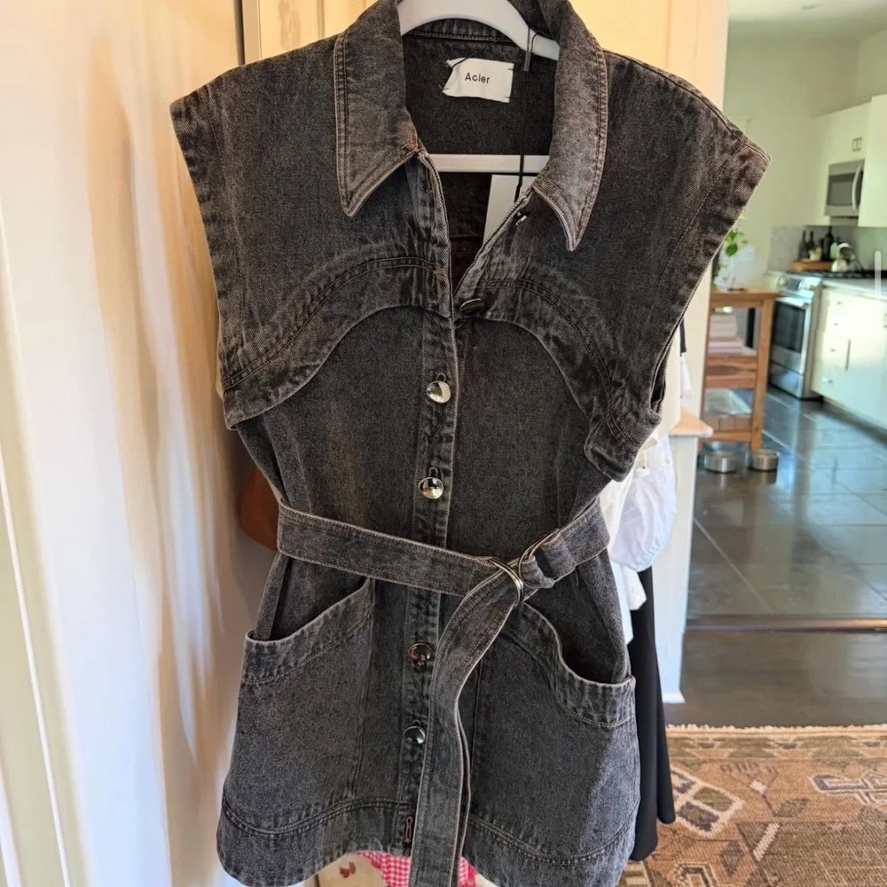 Acler | Dresses | Acler Denim Mini Dress | Poshmark